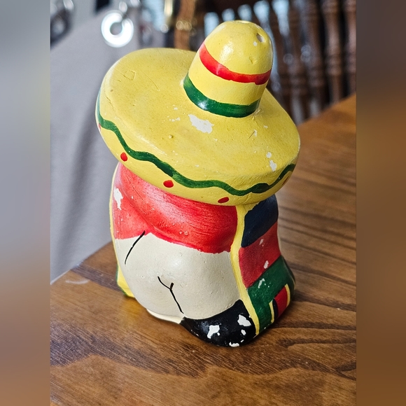 Dining | Vintage Handpainted Siesta Man In Sombrero Salt Or Pepper ...